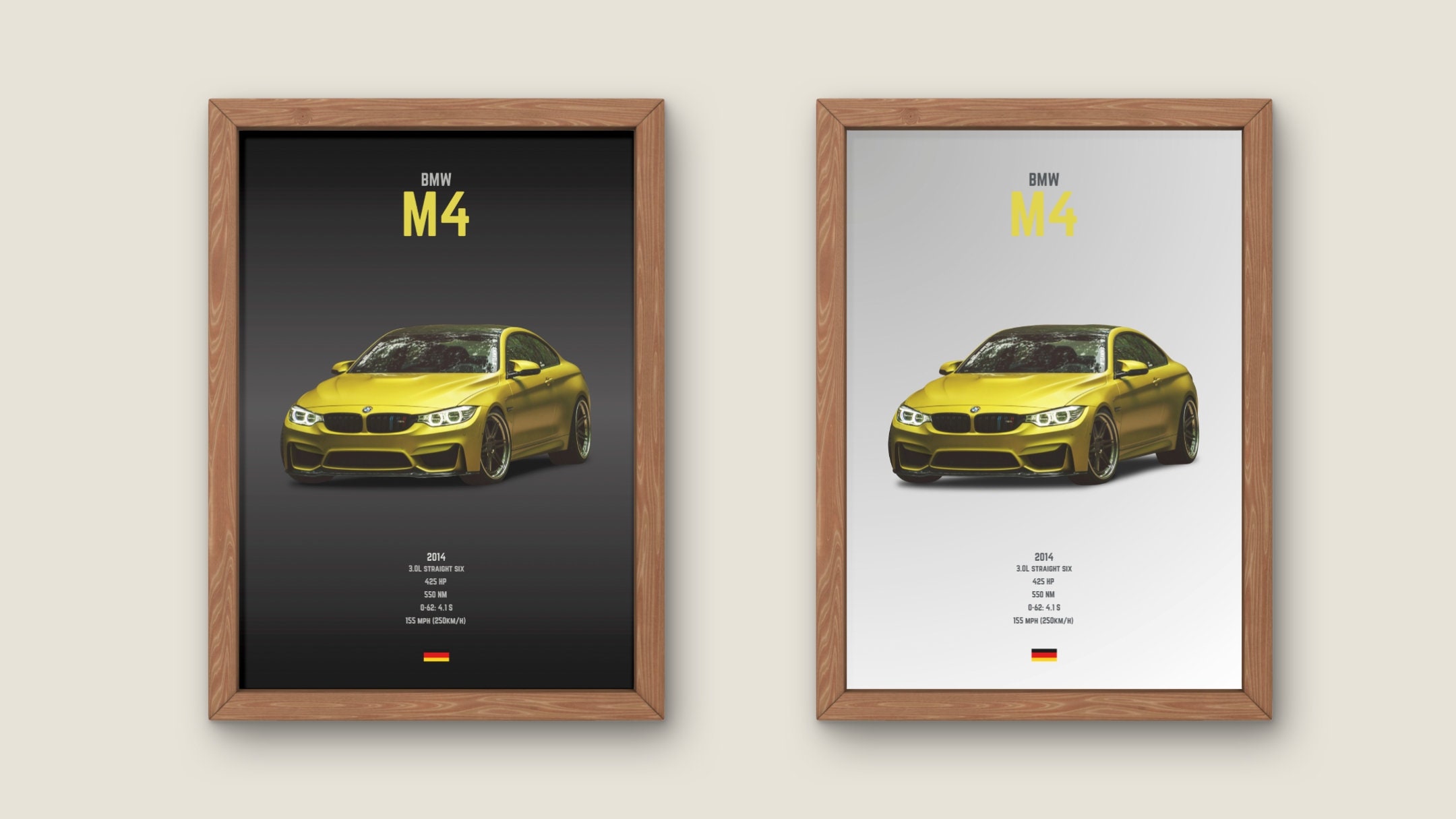 BMW M4 Poster Print Wall Art Digital Artwork Black - Etsy