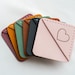Square Personalized Corner Leather Bookmark, Custom Engraved Bookmarks ...