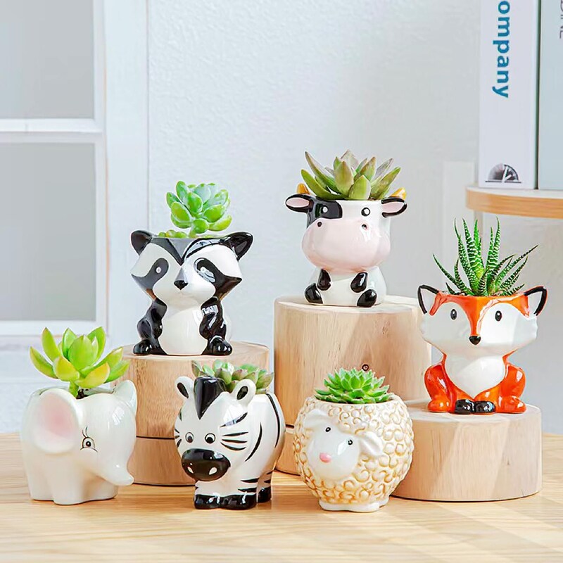 Animal Planters - Etsy