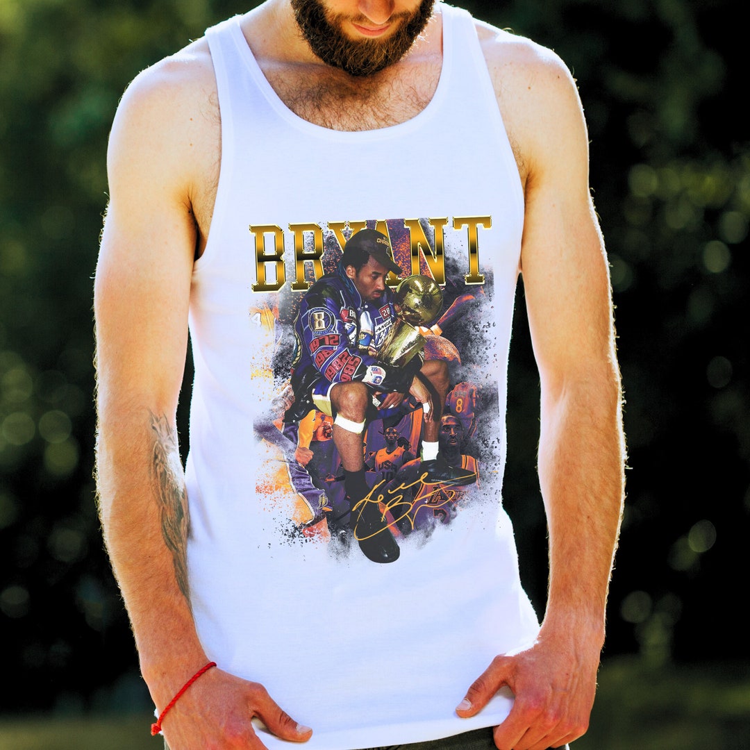 Kobe Bryant Exclusive Graphic Tank Top,nba Men's Vintage Tank Top,kobe ...