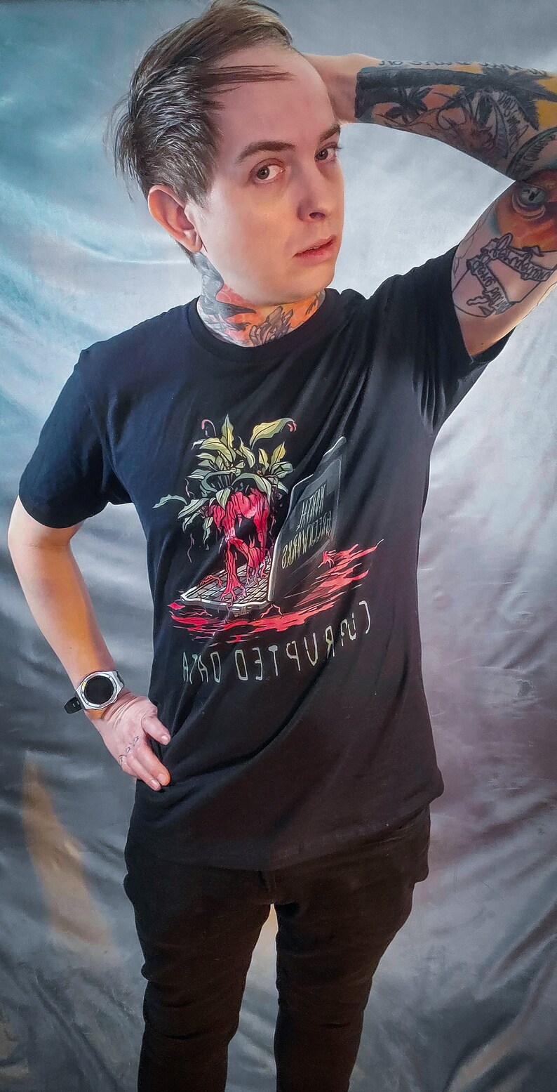 Corrupt Data, Digital Overgrowth Tshirt - Etsy