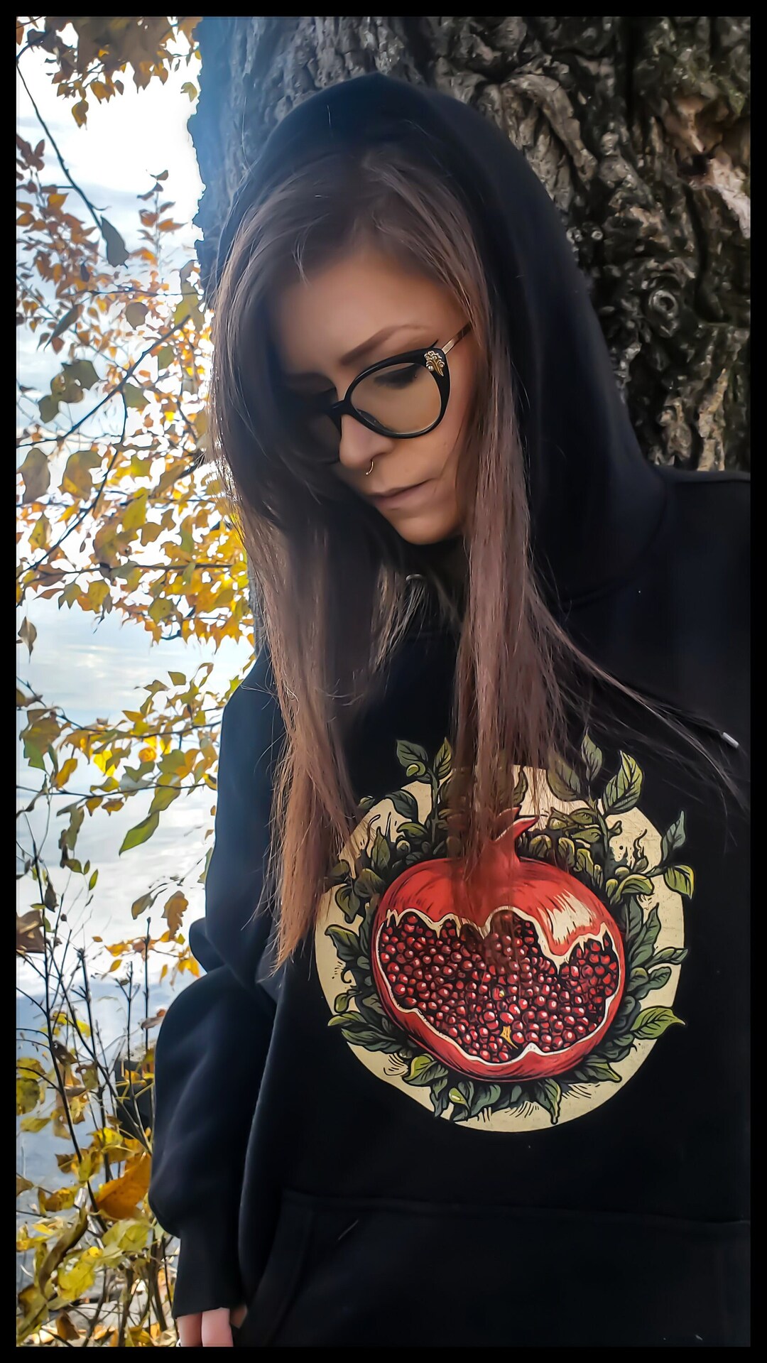 Cottagecore Horror Pomegranate Hoodie - Etsy