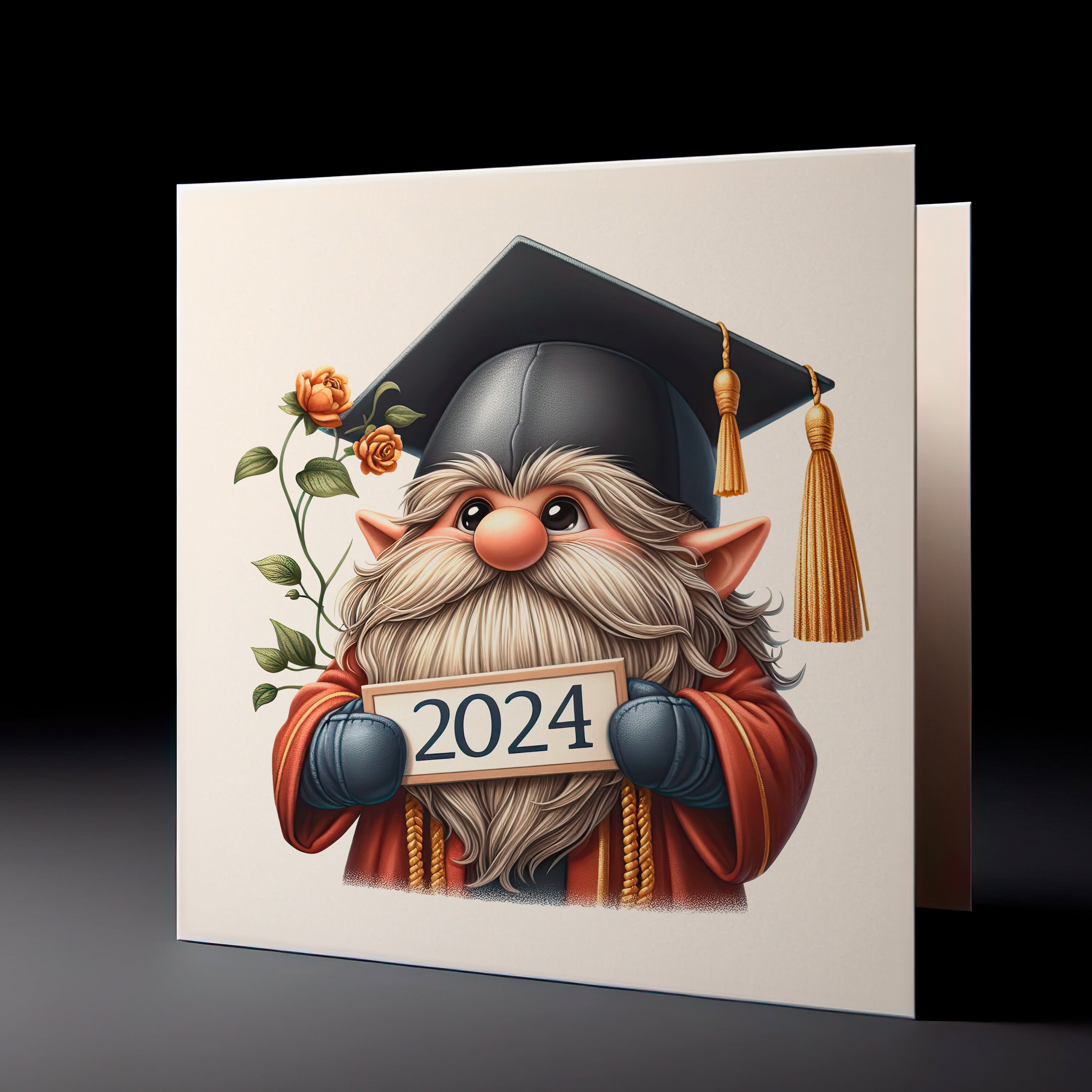 Graduation Gnome PNG Clipart Collection, 3D Illustration Bundle for ...
