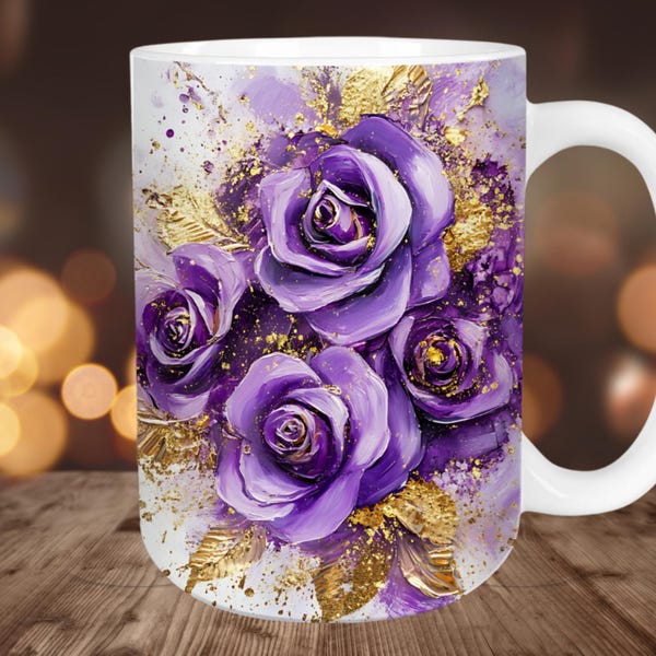 Rose Inside Cup - Etsy