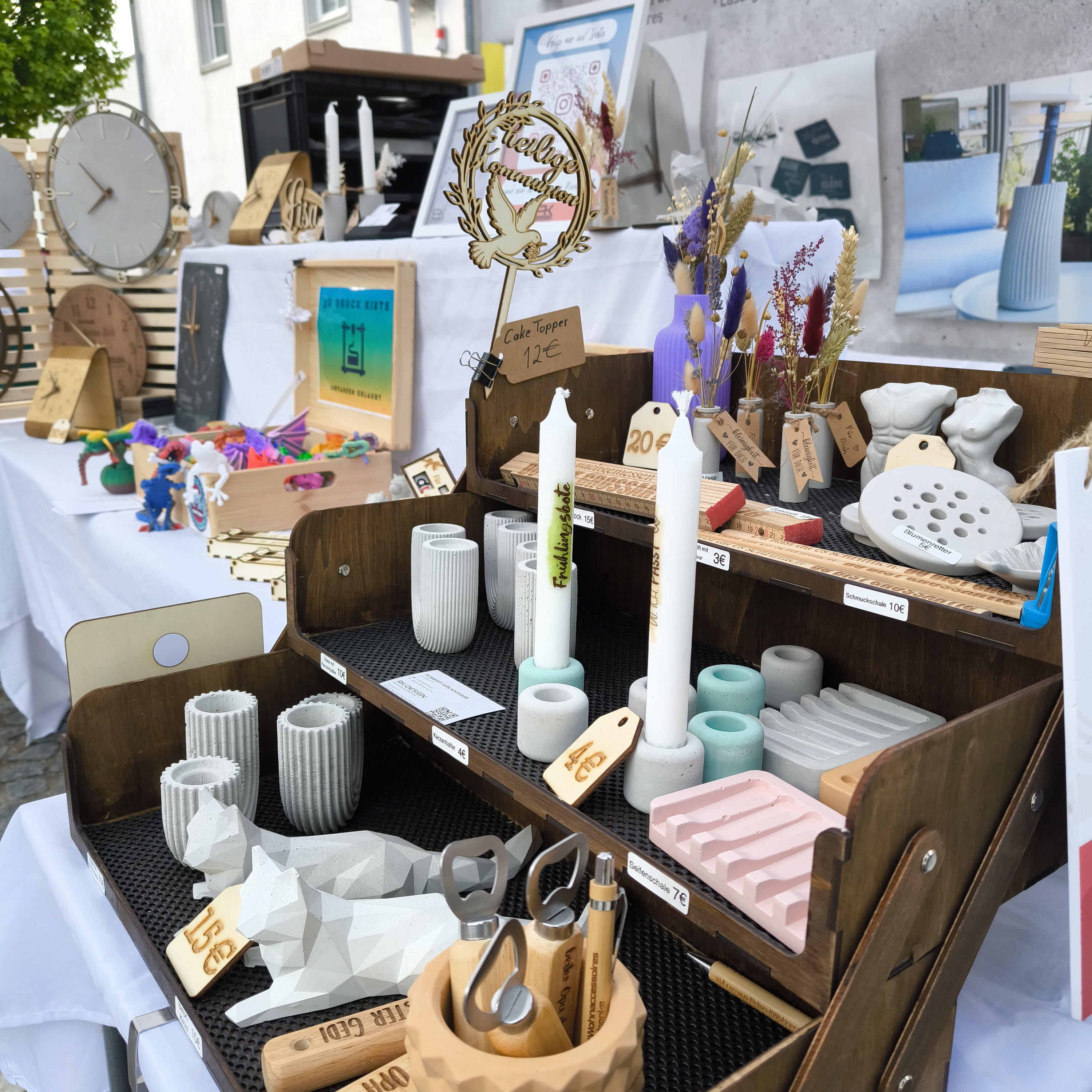 DIY Sales Stand for Markets & Trade Fairs – Foldable With Quick ...