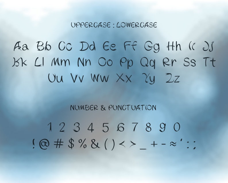 Fish Tail Font, Handwritten Font, Logo Font, Procreat Font ,modern Font ...