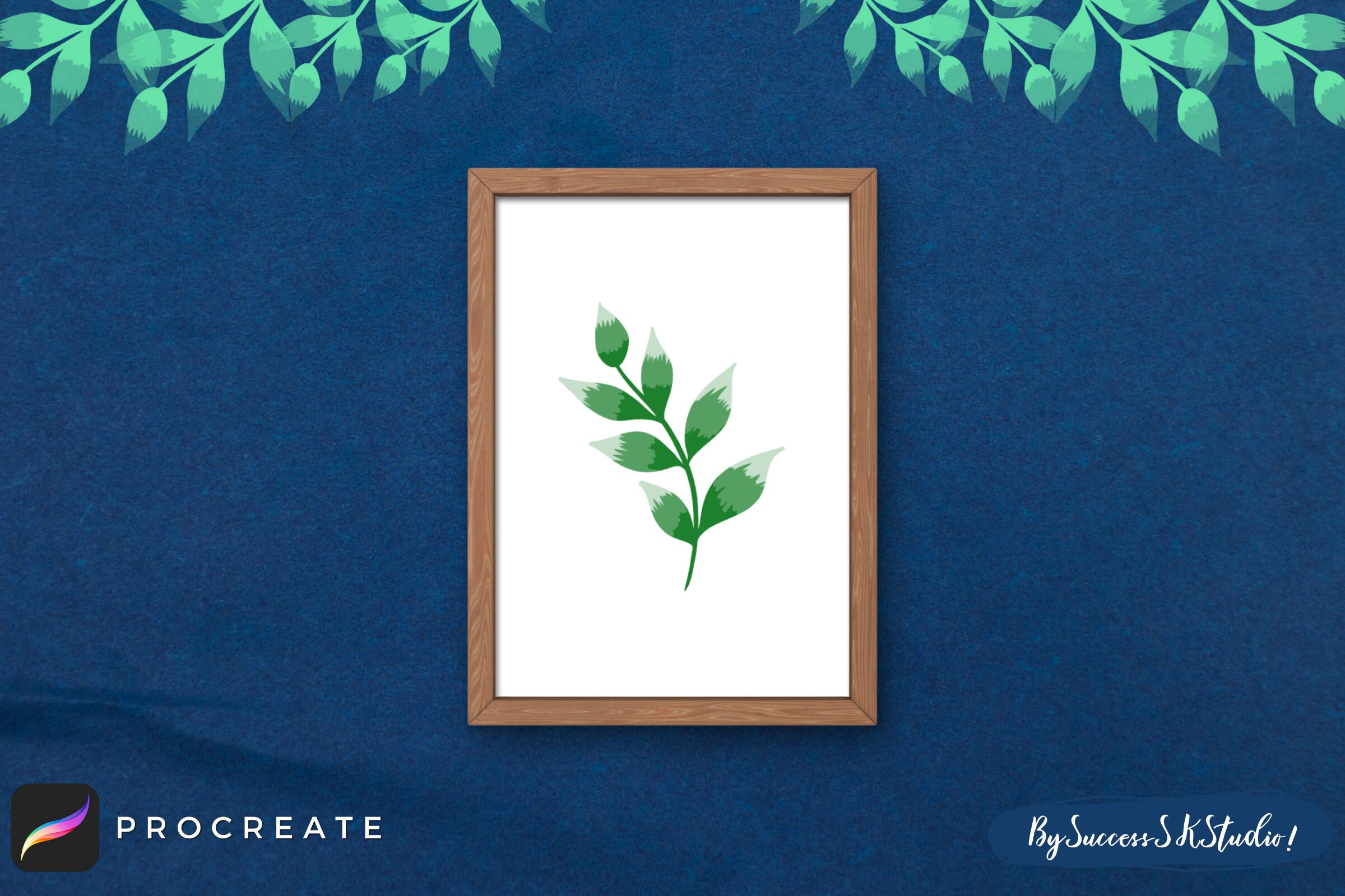 Procreate Foliage Stamps, Procreate Leaves, Greenery Brushes, Nature ...