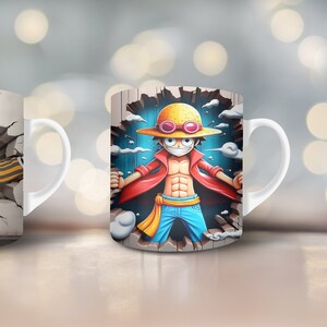 20 Mug Wrap Design, Anime Sublimation Design, Sublimation Template ...