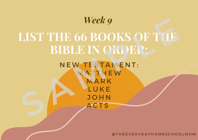 CC Cycle 3 Bible Flashcards Printable Memory Work Foundations ...