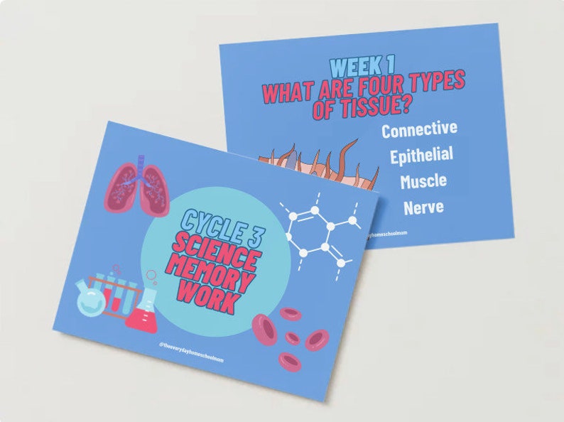 CC Cycle 3 Science Flashcards Memory Work Foundations/essentials ...