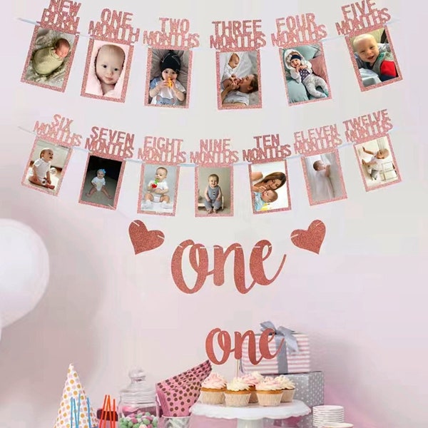 12 Month Banner - Etsy