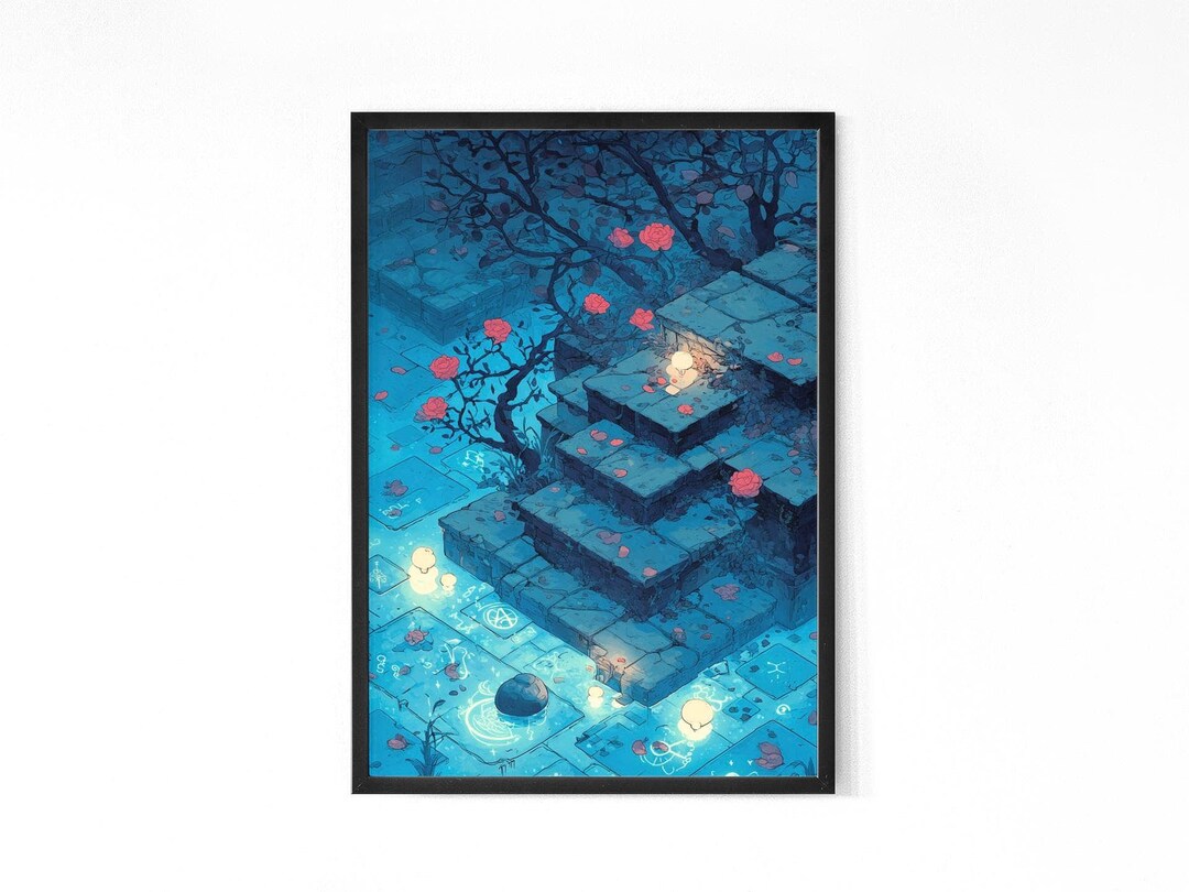Printable Wall Art | Anime Art Print | Arcane Wall Decor | Japan Wall ...