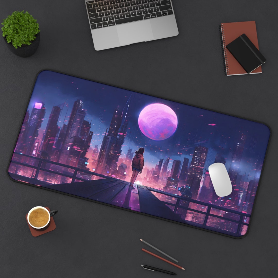 Lofi Desk Mat - NERVE - Office Aesthetic Decoration - Lofi Office Decor ...