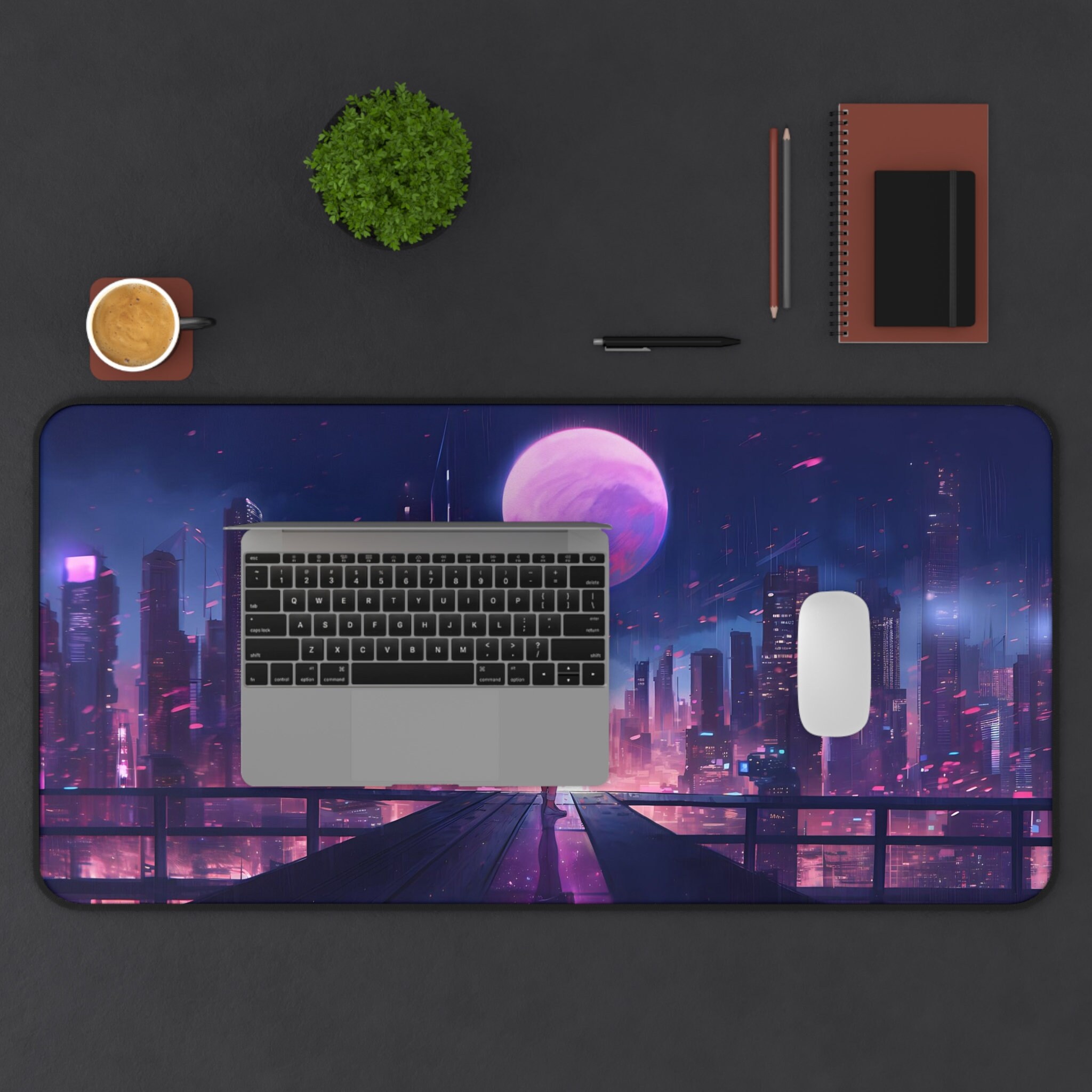 Lofi Desk Mat - NERVE - Office Aesthetic Decoration - Lofi Office Decor ...