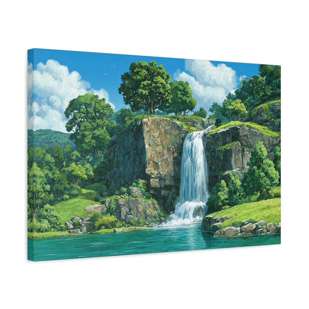 Ghibli Wall Art - WIND AND STONE - Anime Canvas Print - Japanese ...
