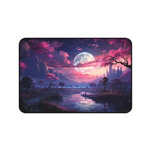 Lofi Desk Mat - MAMORITAI - Office Aesthetic Decoration - Lofi Office ...