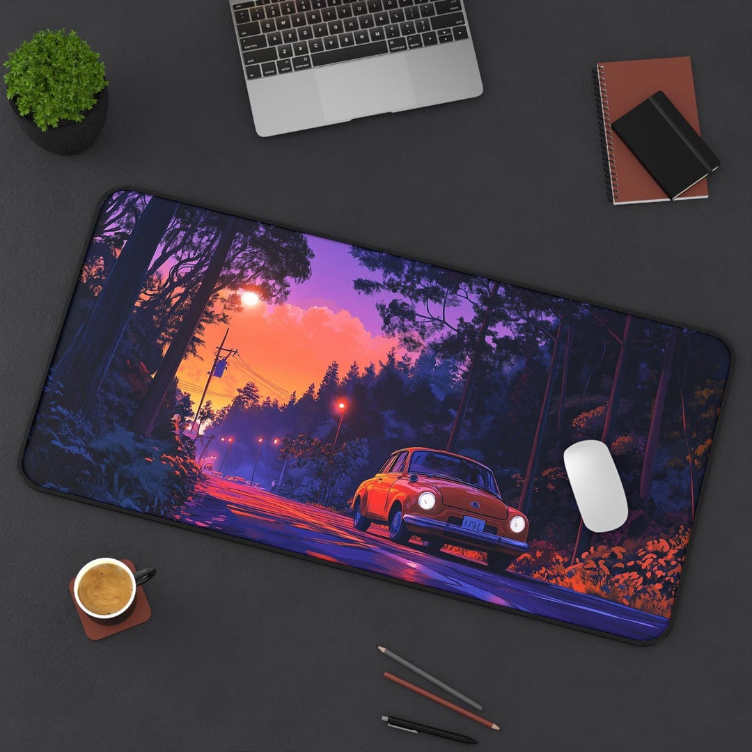 Ghibli Desk Mat - SILENT JOURNEY - Anime Mouse Pad - Ghibli Deskmat ...