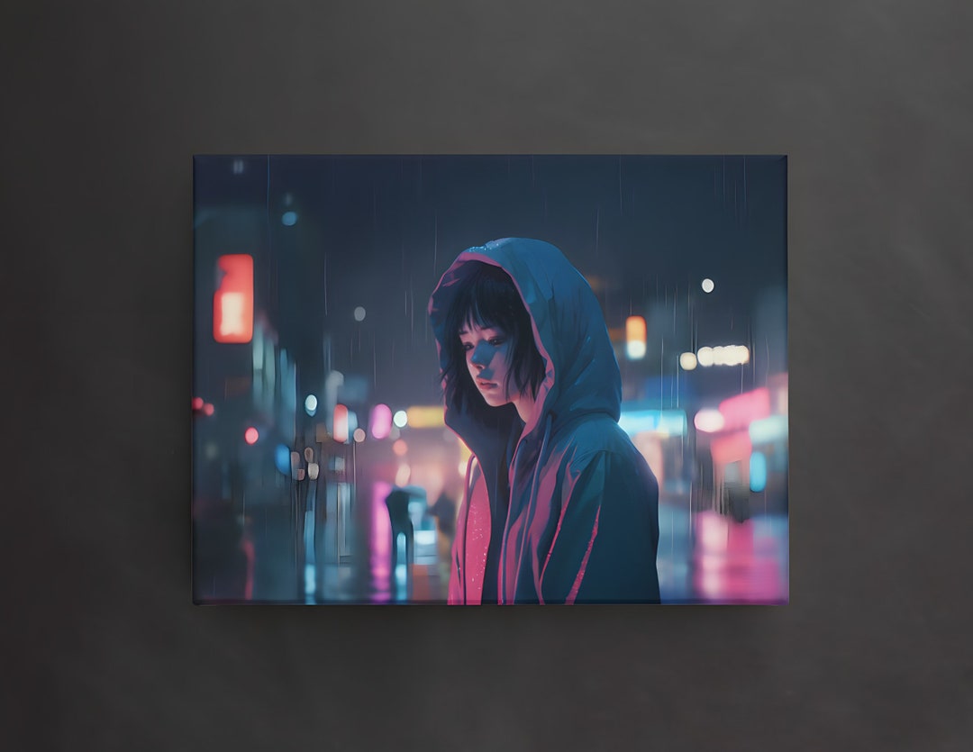 Lofi Wall Art - HONJA - Canvas Print - Wall Decor - Canvas Wall Art ...