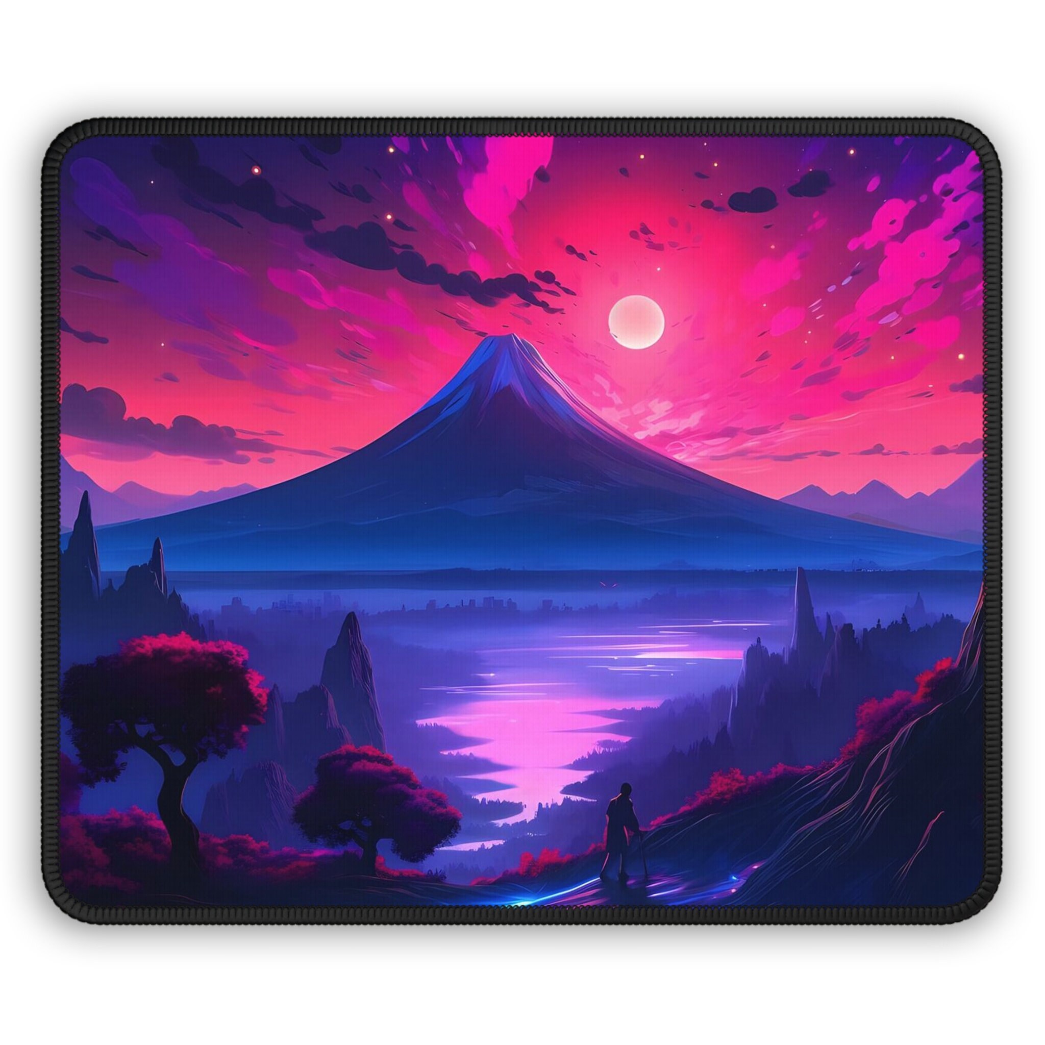 Lofi Mouse Pad FUJI Office Aesthetic Decoration Gaming Mouse Pad Lofi ...