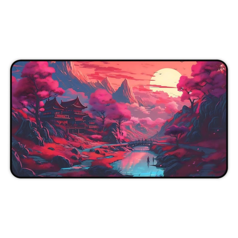 Lofi Desk Mat - ISHIGAKI - Office Aesthetic Decoration - Lofi Office ...