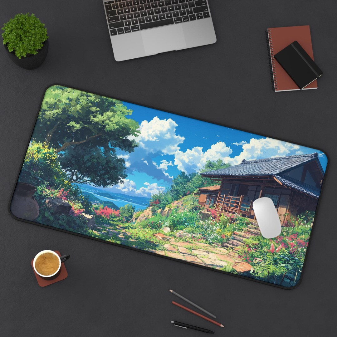 Anime Desk Mat - AOYAMA BREEZE - Ghibli Mouse Pad - Japan Deskmat ...