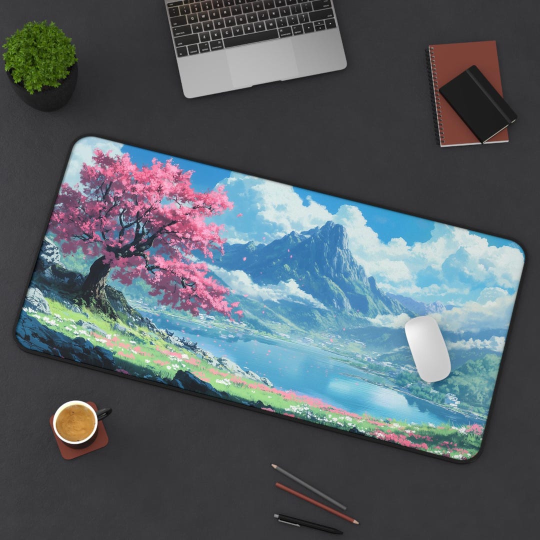 Japan Desk Mat - FUJIMI WHISPERS - Anime Mouse Pad - Ghibli Deskmat ...
