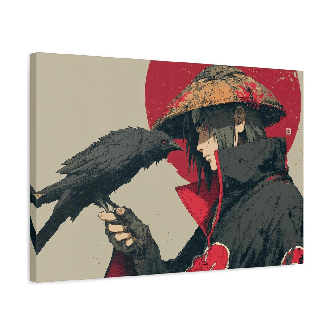 Anime Wall Art - CRIMSON CROW - Manga Home Decor - Vintage Japanese ...
