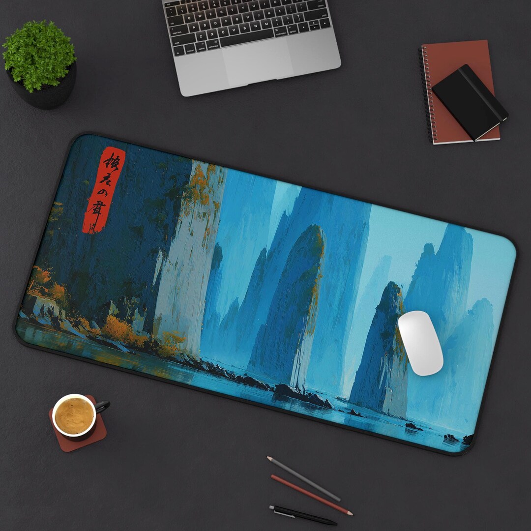 Lofi Desk Mat - TSUKIKAGE MIST - Anime Office Decoration - Japan ...