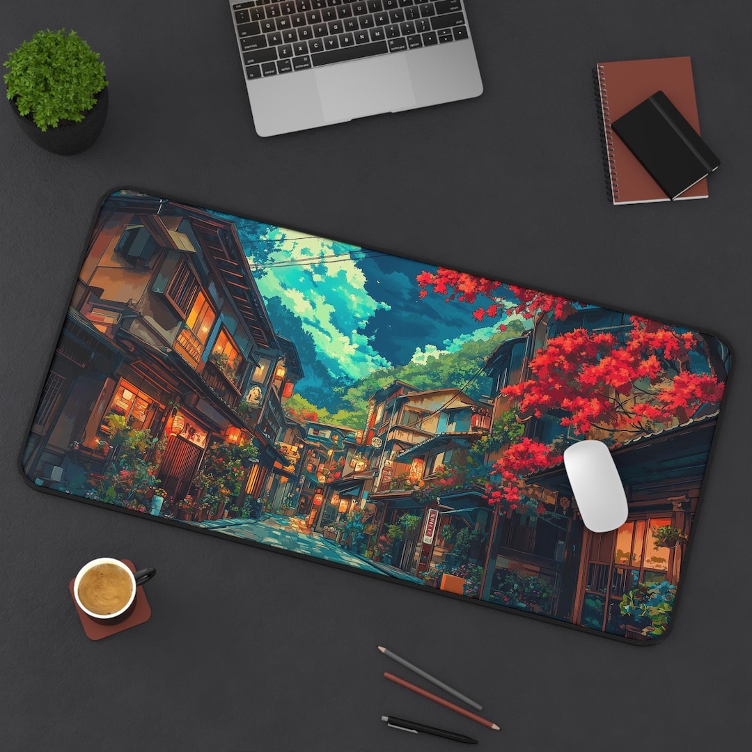 Ghibli Desk Mat - SILENT GLOW - Anime Mouse Pad - Japan Deskmat ...