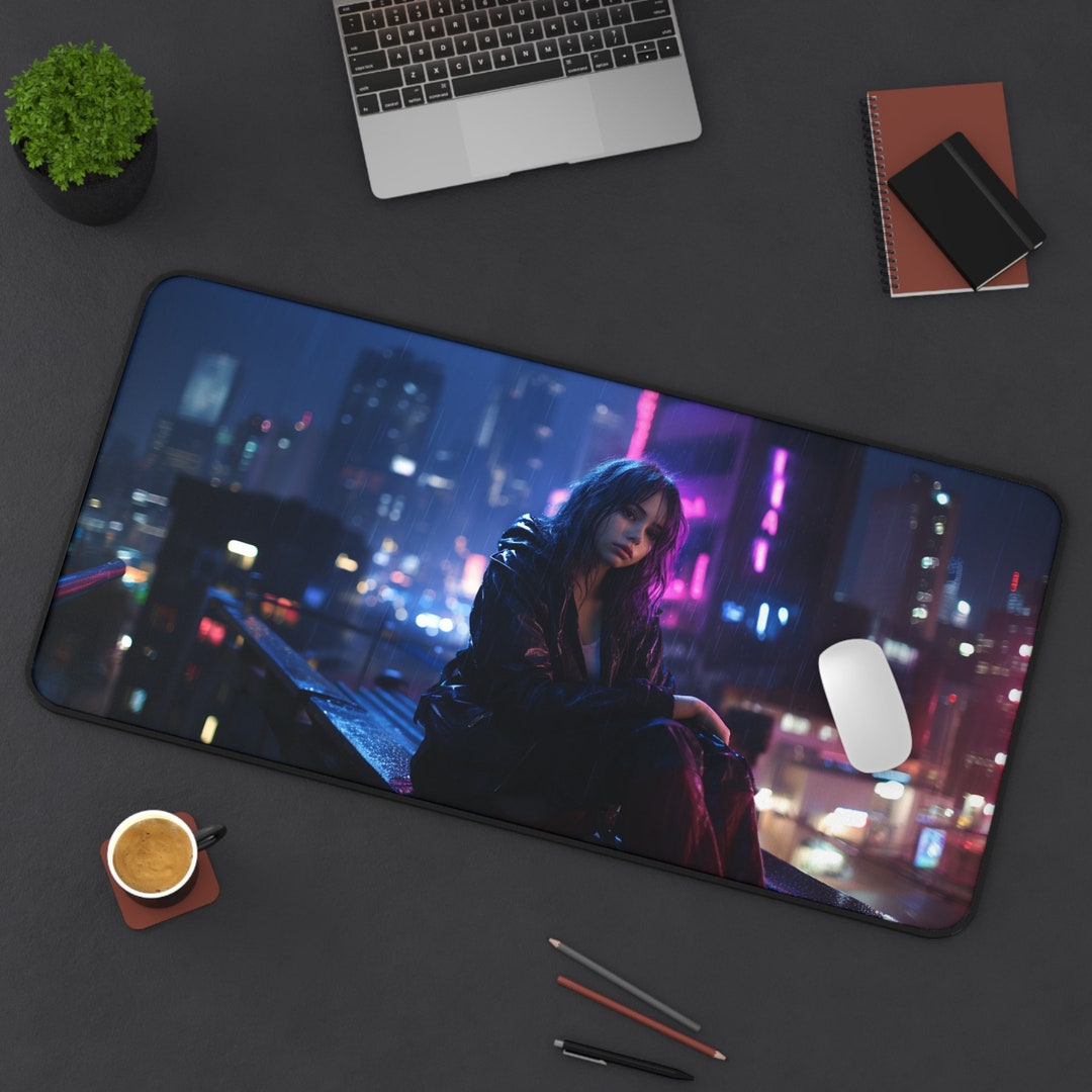 Lofi Desk Mat GONE Office Aesthetic Decoration Lofi Office Decor ...