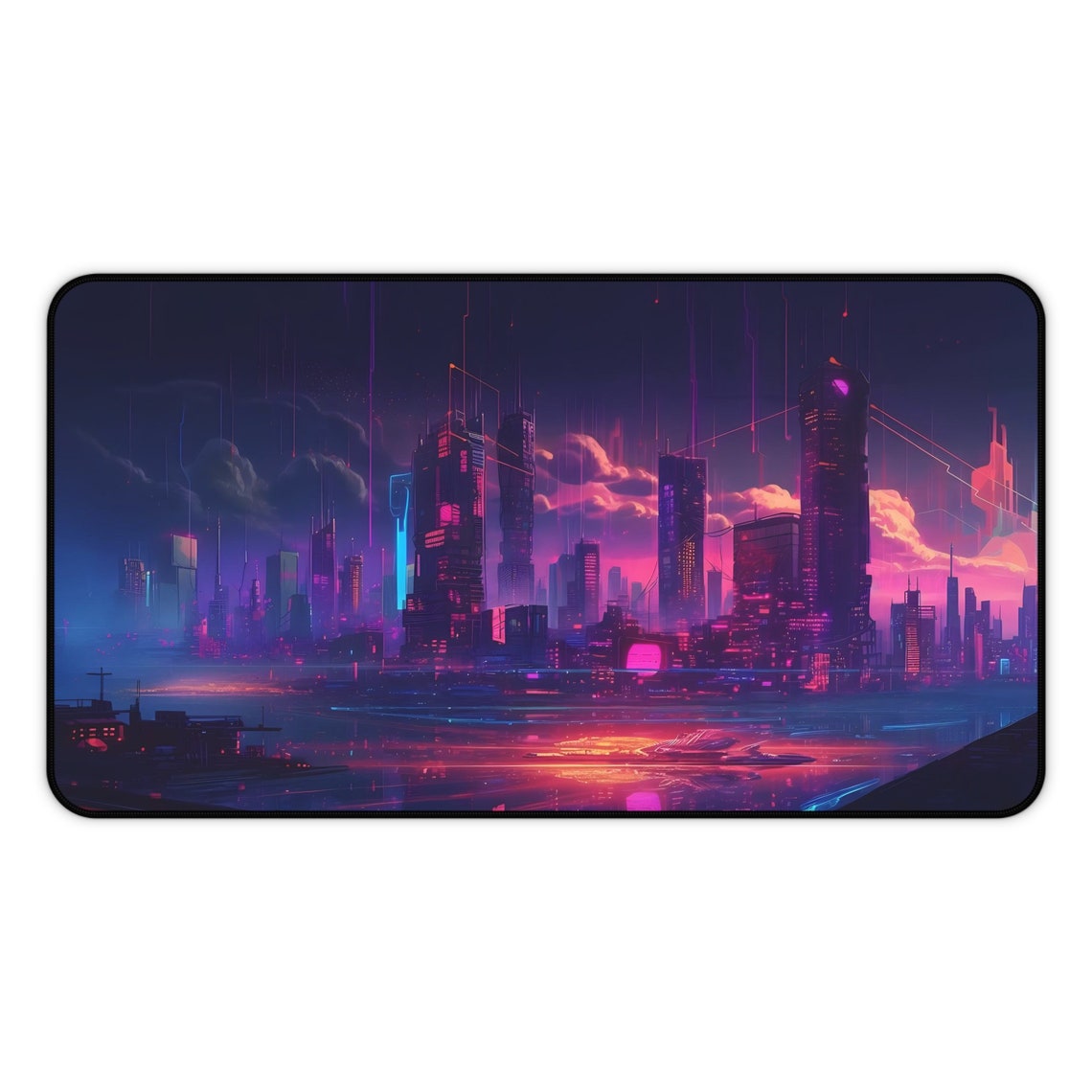 Lofi Desk Mat CYBERNETICA Office Aesthetic Decoration Lofi Office Decor ...