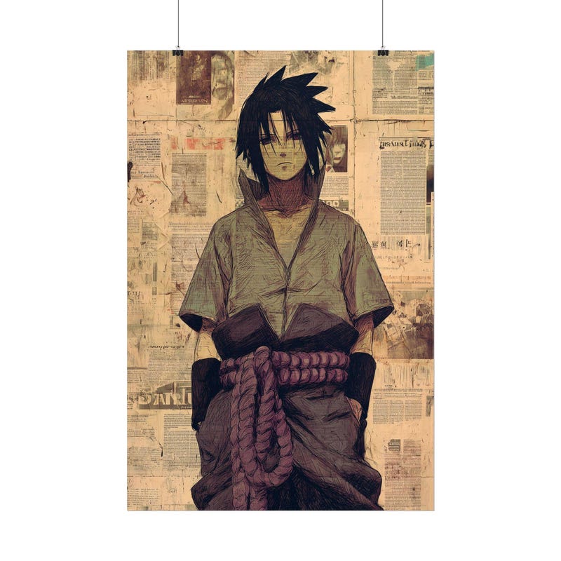Naruto Poster Wall Art - Etsy