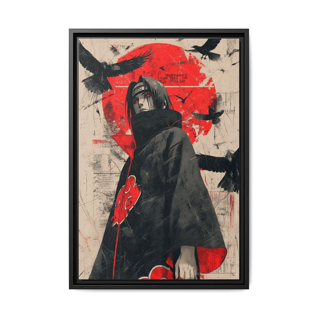 Anime Wall Art - SHADOW OMEN - Manga Wall Decor - Framed Anime ...