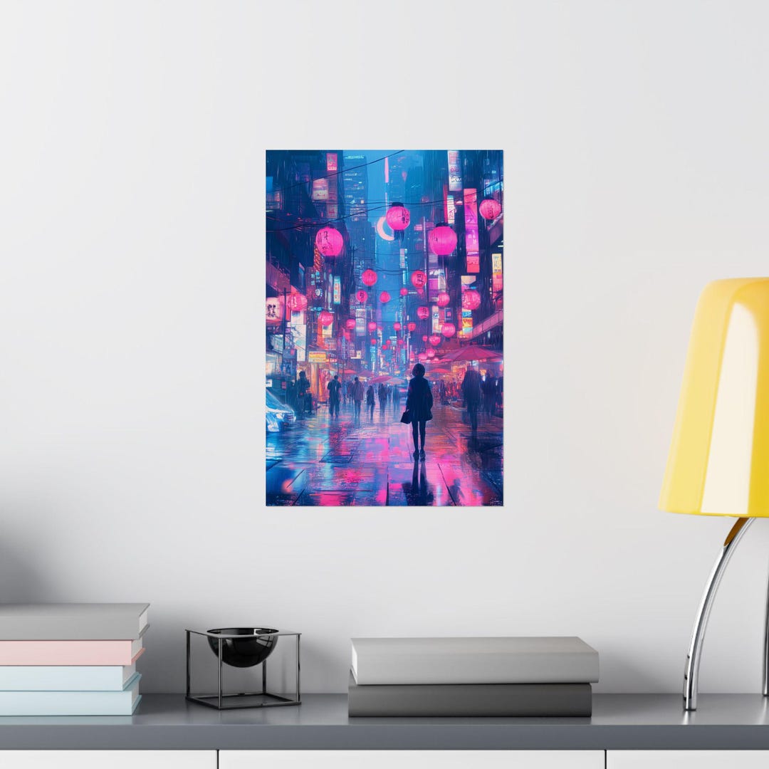 Lofi Poster - RAIJIN - Poster Print - Matte Posters - Wall Decor - Wall ...