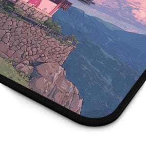 Anime Desk Mat - GHIBLI OVERLOOK - Ghibli Mouse Pad - Japan Deskmat ...
