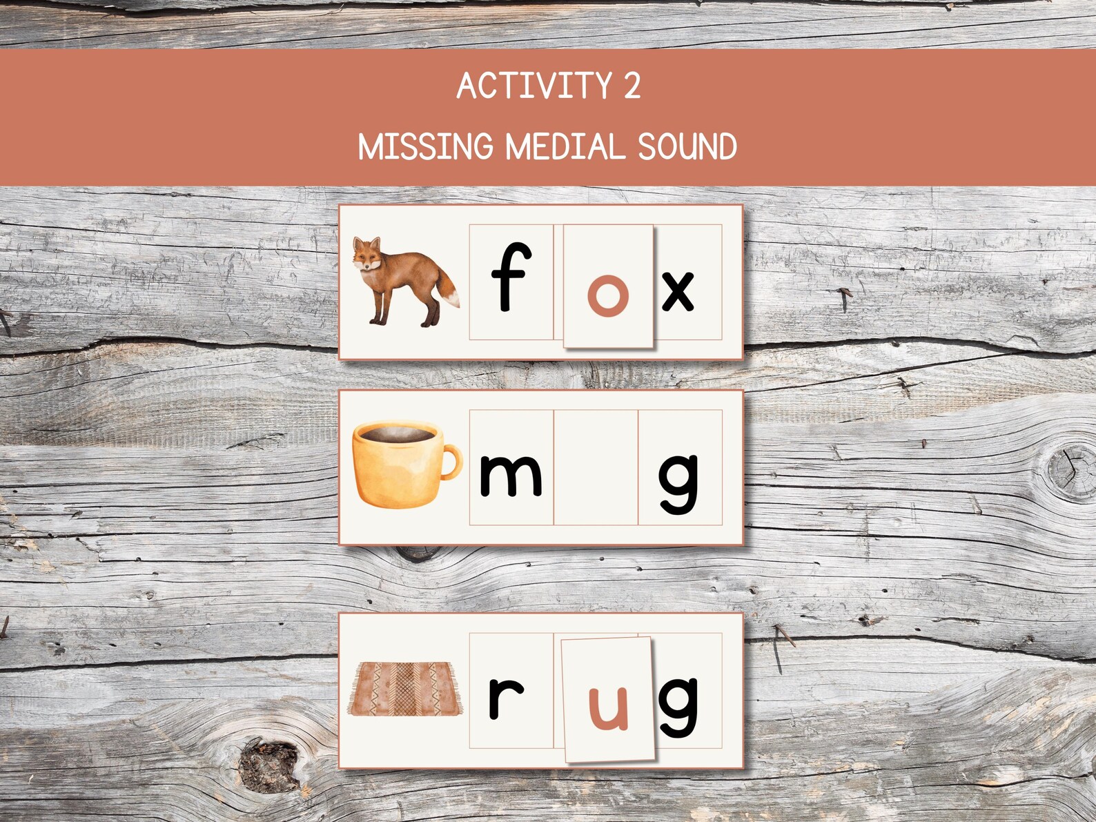 CVC Word Activities. Missing Initial Sound. Medial Sound. Ending Sound ...
