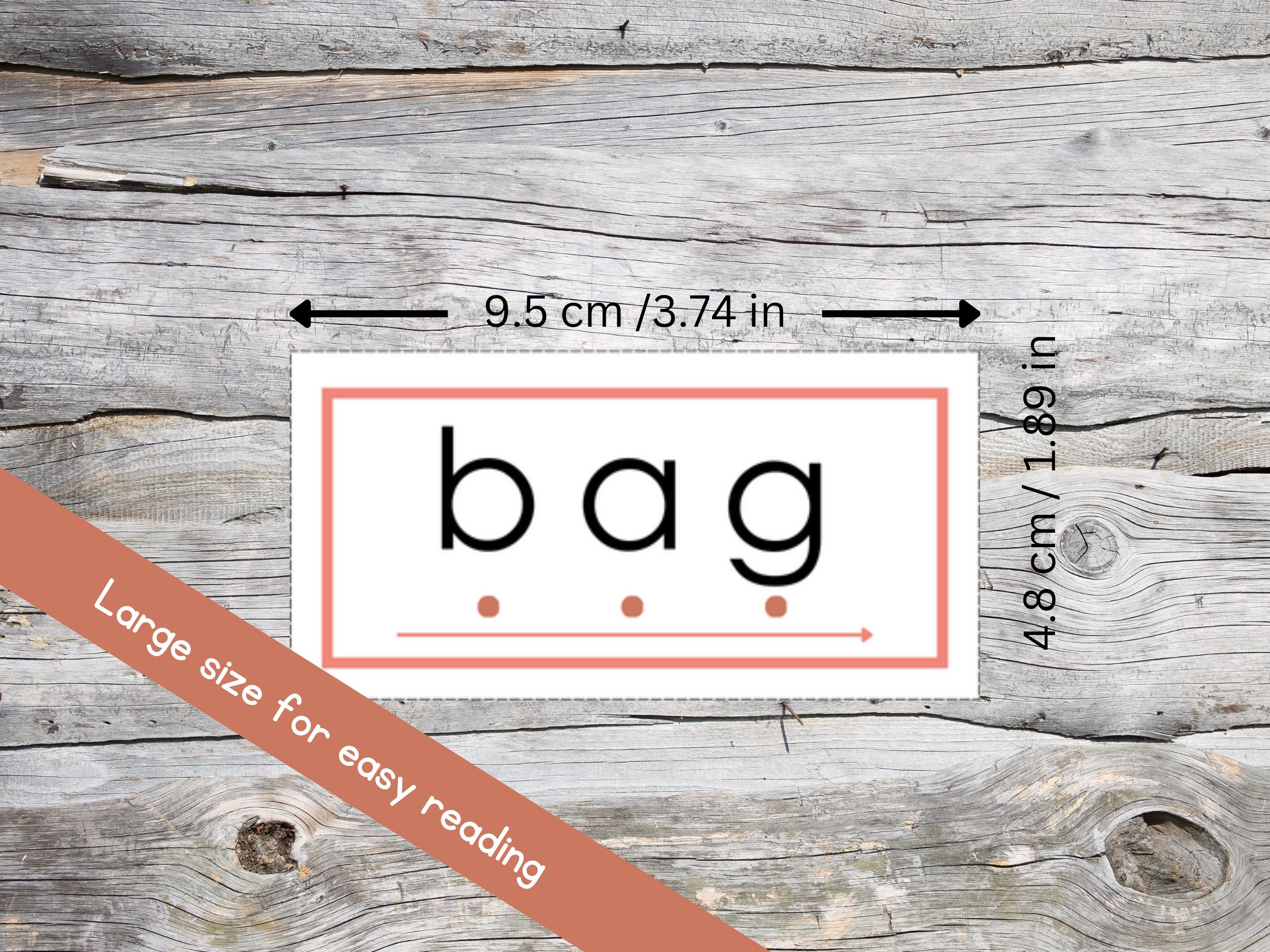 CVC Flashcards, Phonics Cards, Short Vowel, Montessori, Kindergarten ...