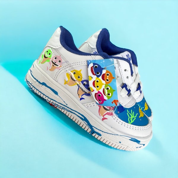 Baby Shark Girl Sneakers - Etsy