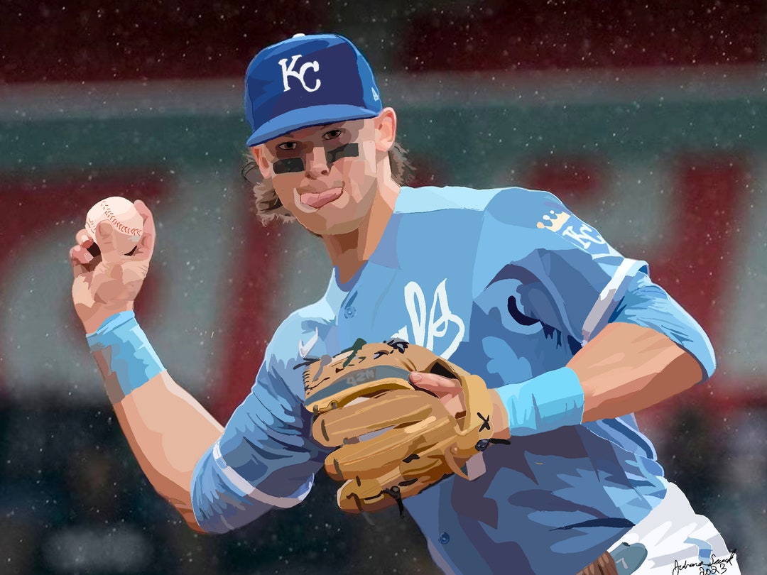 Bobby Witt Jr Portrait - Etsy