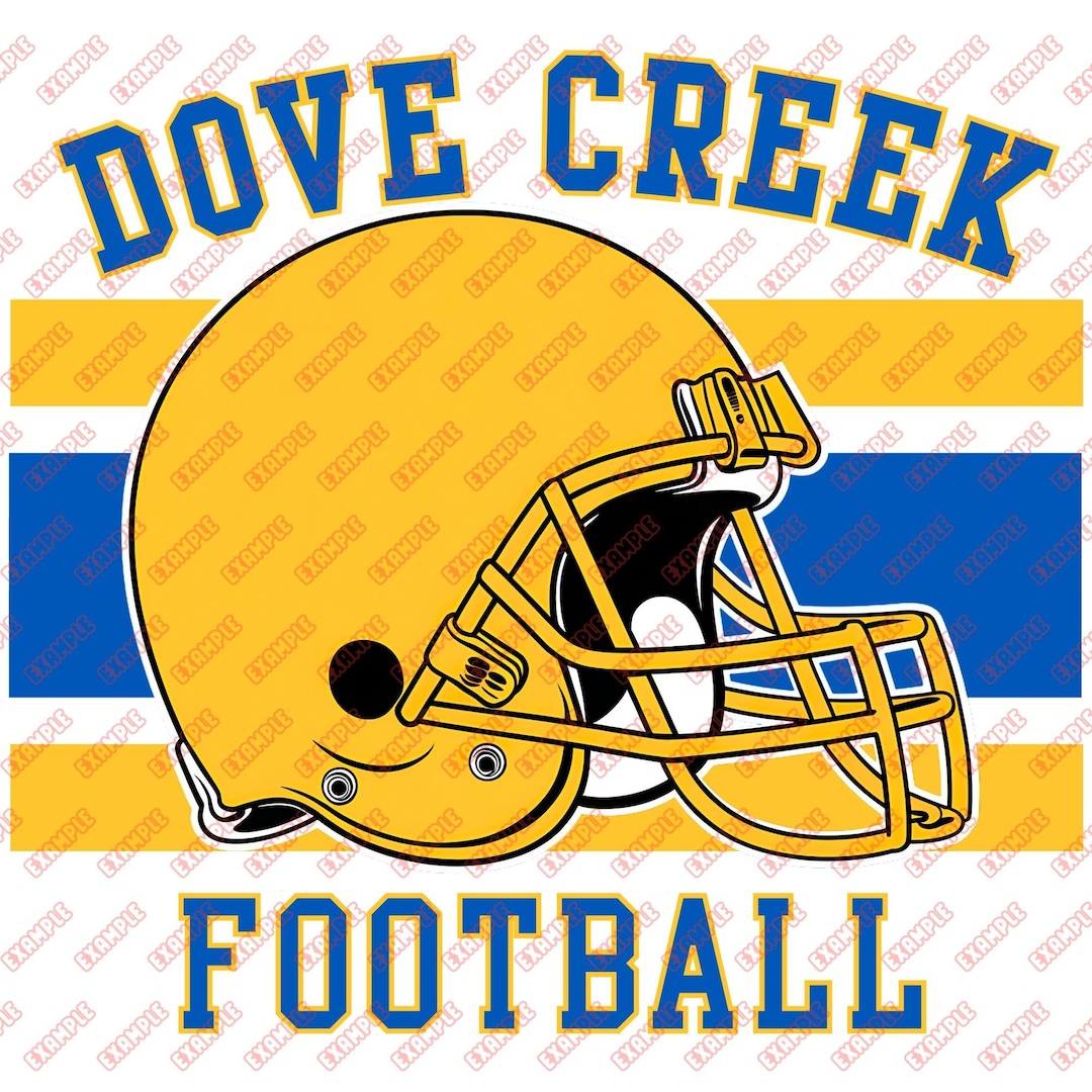 Dove Creek Football, Digital Png Download - Etsy