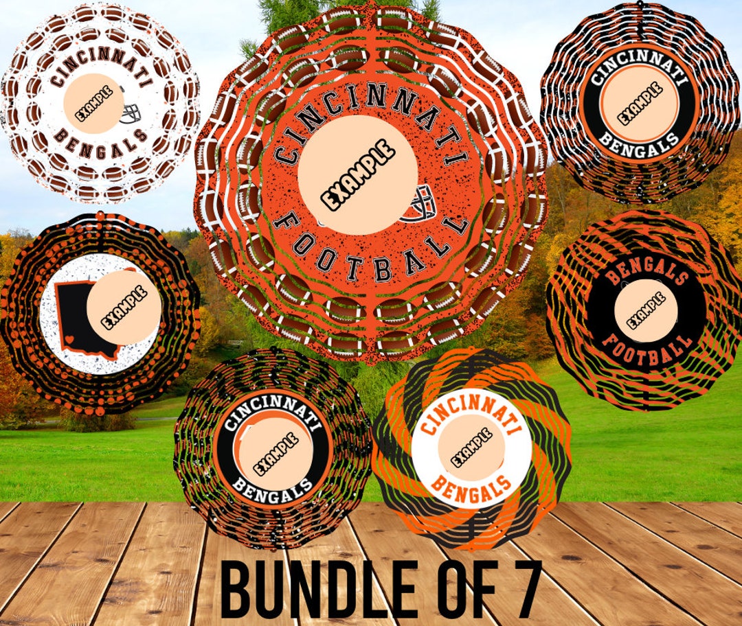 Cincinnati Football Wind Spinners Stickers Air Fresheners Coasters and ...