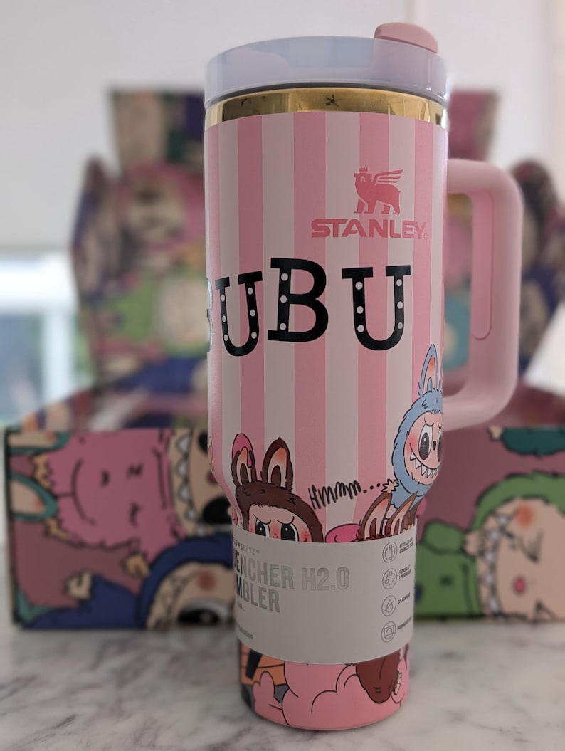 Custom Labubu X Stanley Tumbler Custom Gift Pack, Personalized Stanley ...