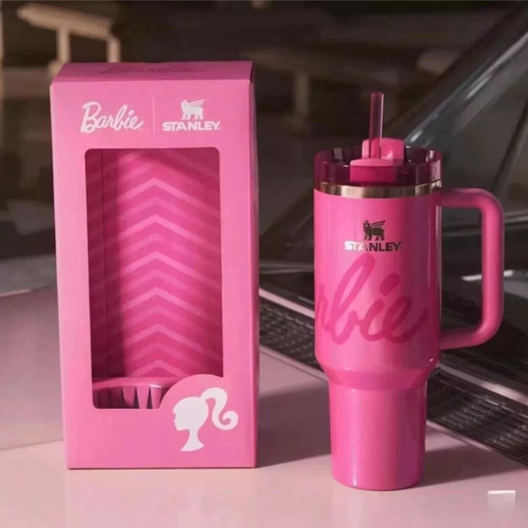Limited Edition Barbie Stanley 40 Oz Stanley Tumblers- 65th Anniversary ...