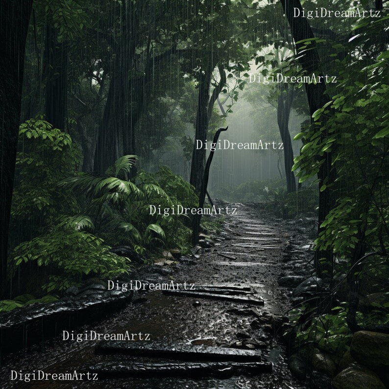 Jungle Scenery - Etsy