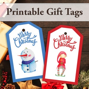 Printable Christmas Present Tags Quickly Add These Gift Tags to Your ...