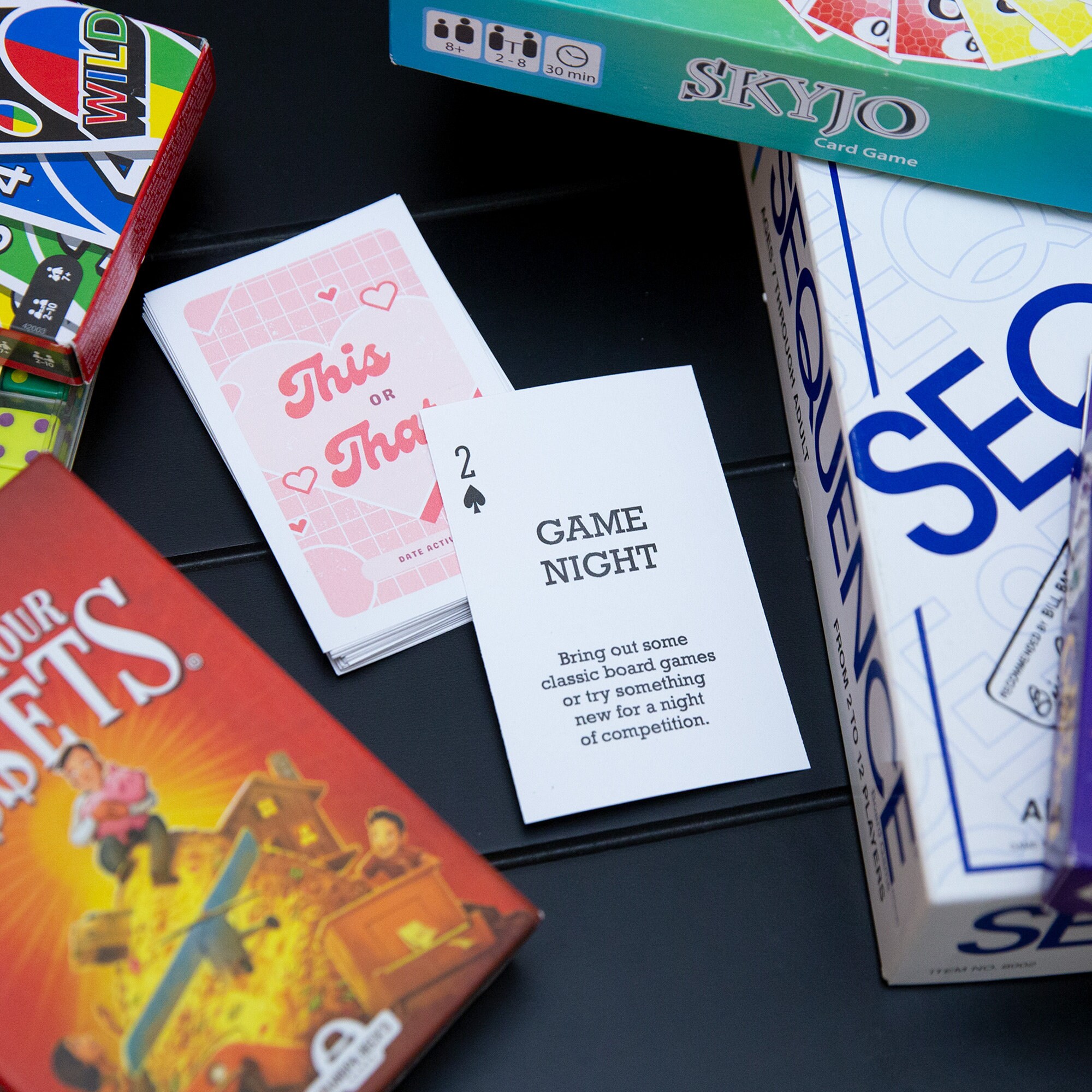 Printable Date Night Idea Cards for Couples 104 Cards With Date Ideas ...