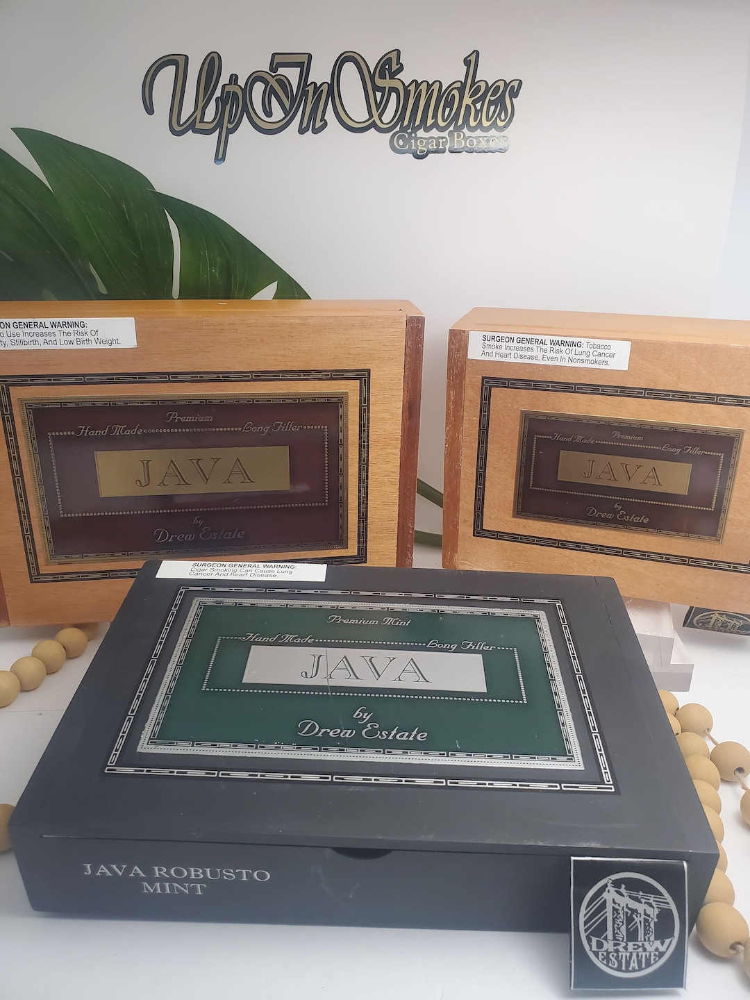 Cigar Box Wood Wooden JAVA TORO LATTE by Drew Estate Vintage Nicaragua ...