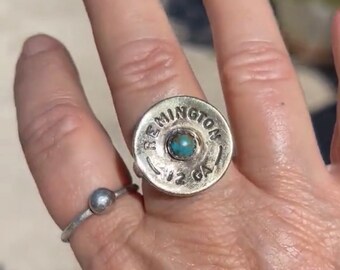 20 Gauge/12 Gauge Filigree Silver Shotgun Shell Ring Upcycled - Etsy