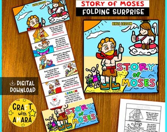 Solomon’s Wisdom Folding Surprise: Bible Craft, Bible Story Lesson ...