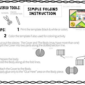 Abraham and 3 Visitors Easy Coloring Folding Surprise Bible Craft ...